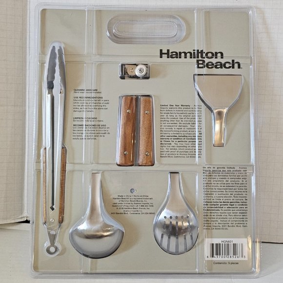 Hamilton Beach | Kitchen | New Hamilton Beach 5 Piece Stainless Steel ...